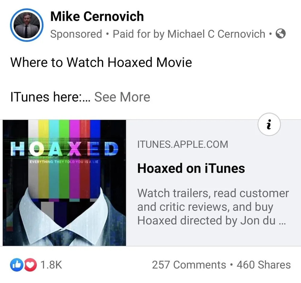 Misinformation As The Core Brand Proposition - Facebook Ads Volume 1 ...