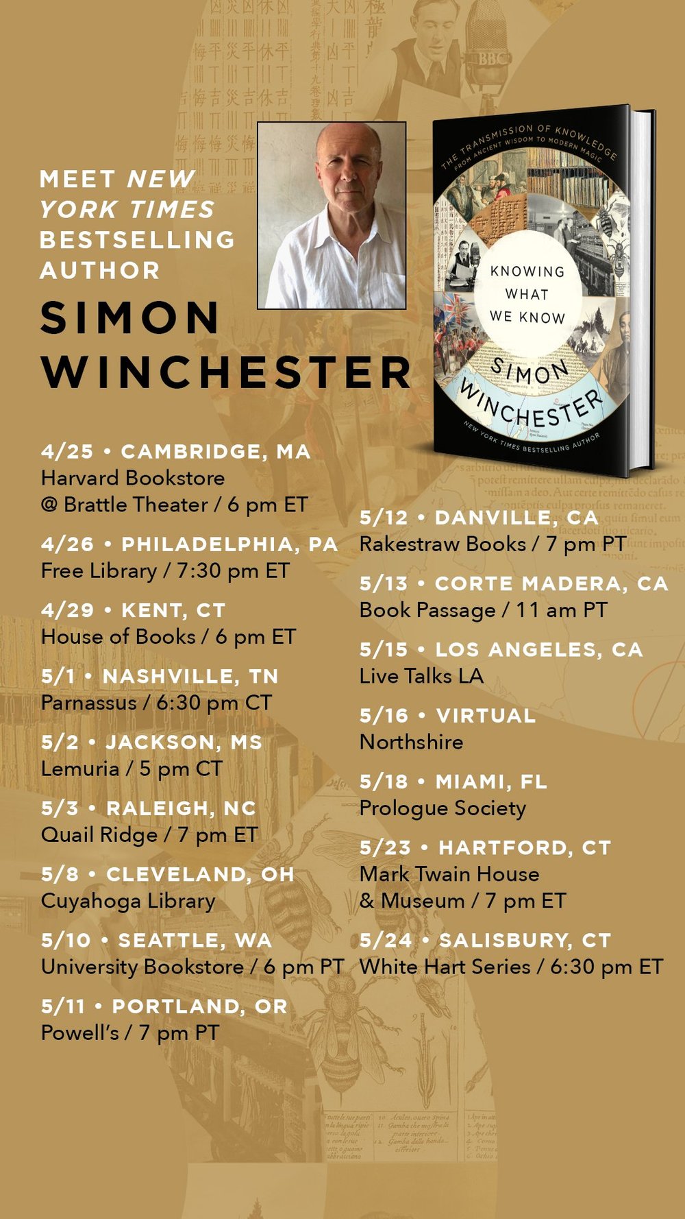 Simon Winchester's website