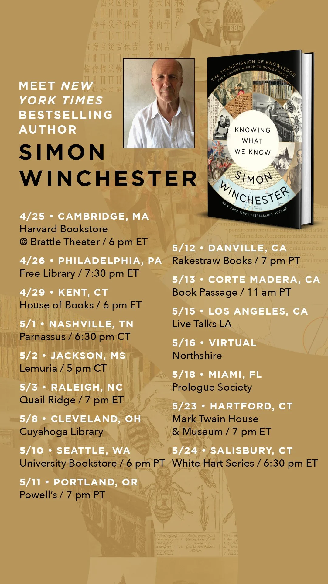 Simon Winchester's website