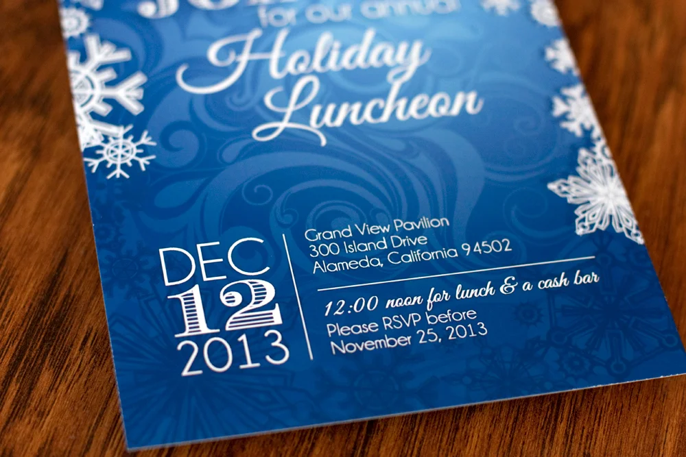 Holiday Luncheon Invitation — Alex Tebow