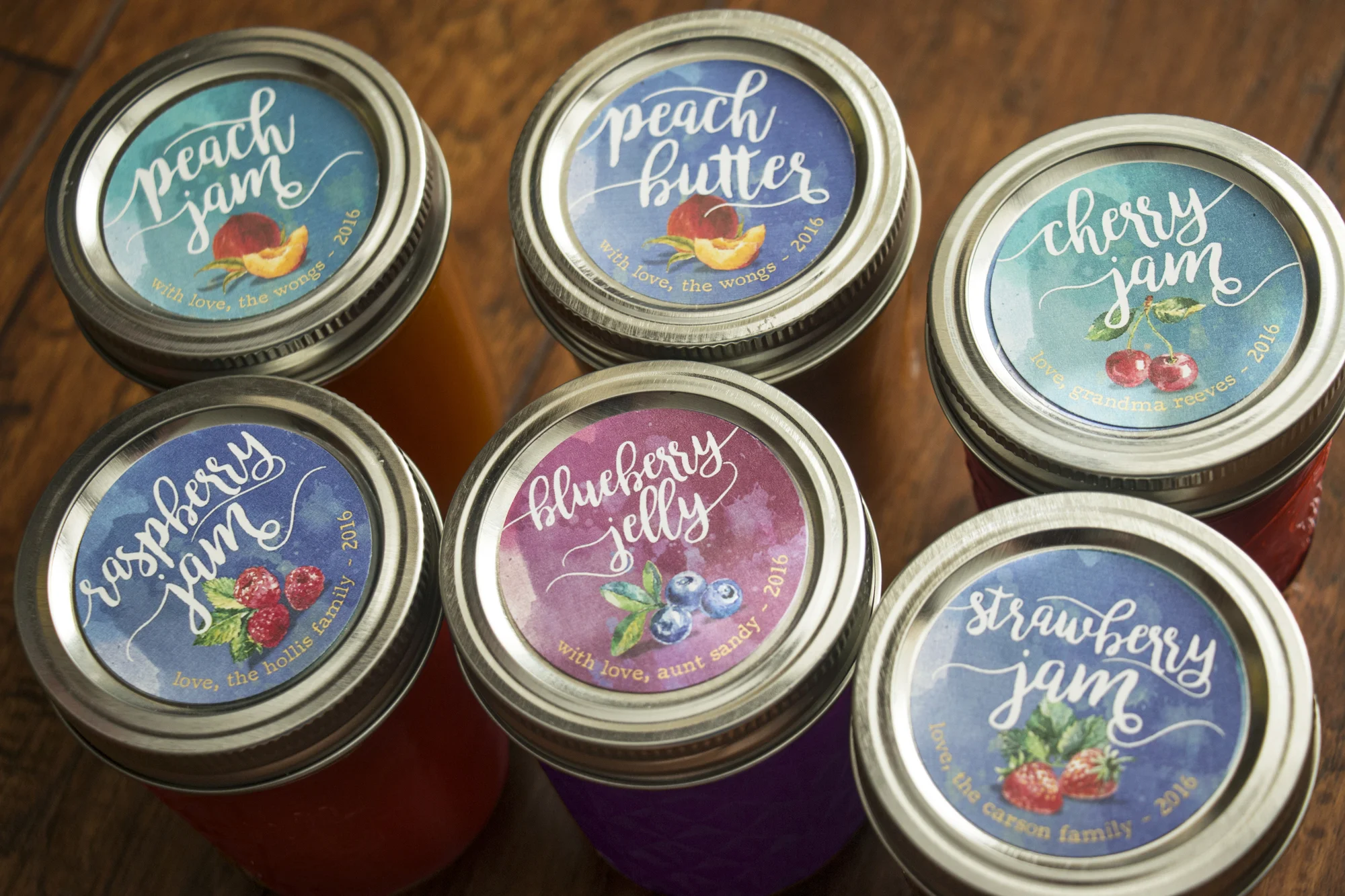 Custom Mason Jar Labels — Alex Tebow