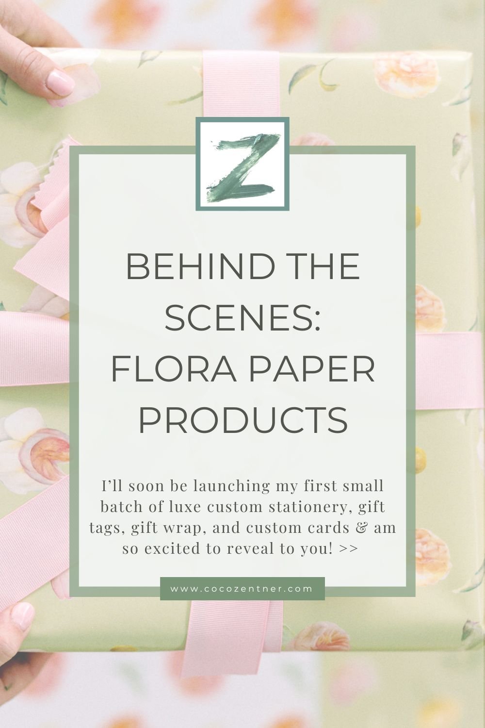 Gift colorful floral custom paper products by CoCo Zentner this Mother ...