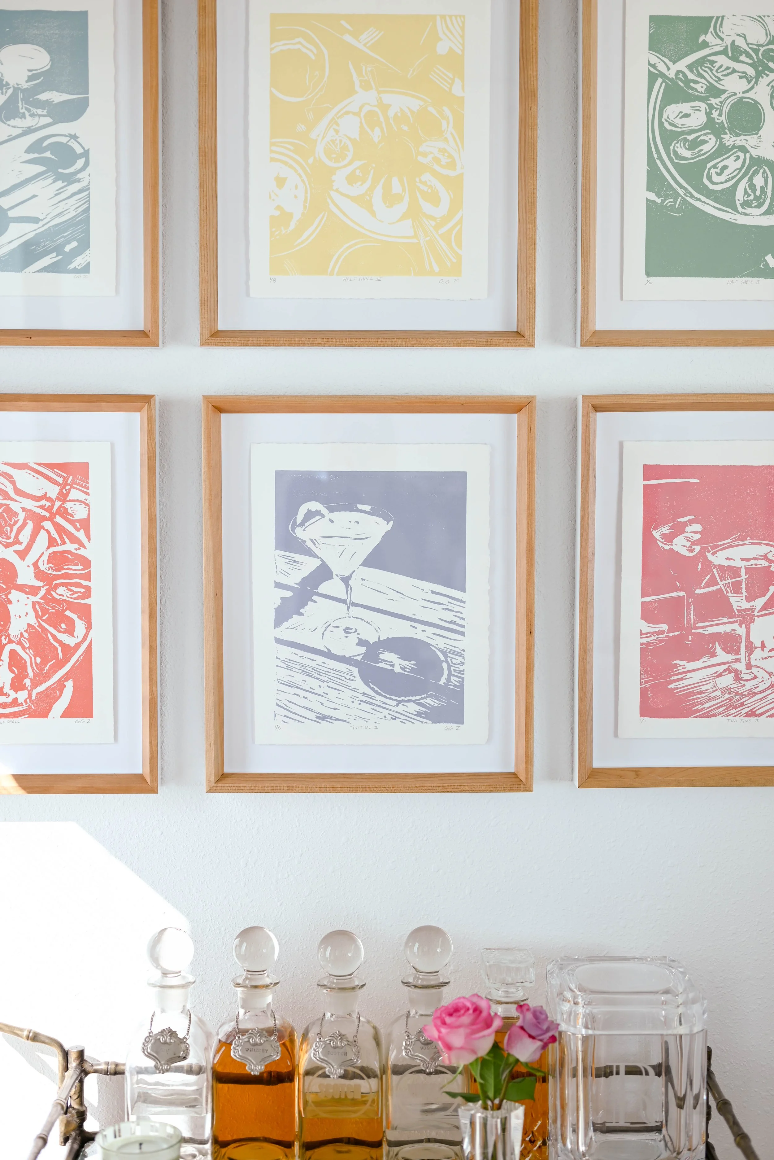 Behind the Scenes: The Milieu Block Print Art Collection by Artist ...