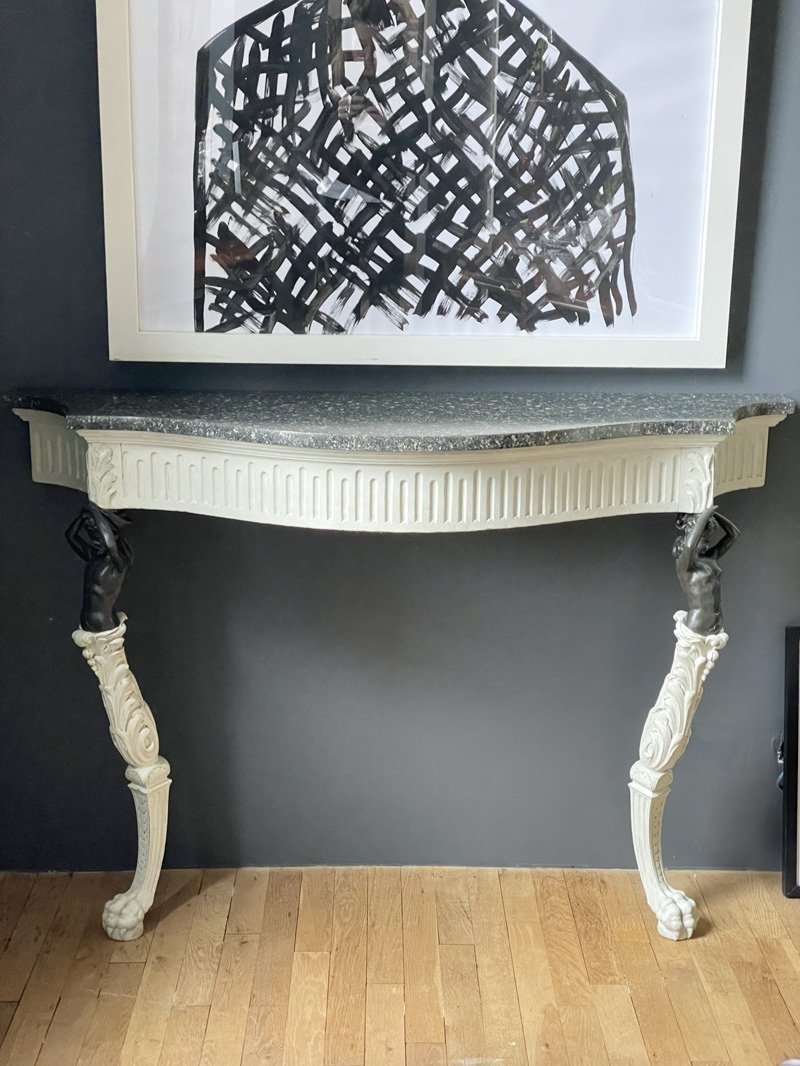 Ceramic Eagle Form Console Table — Gerald Bland