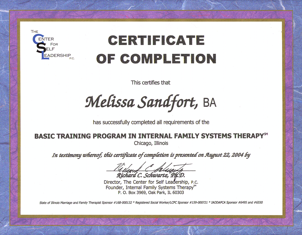 IFS Training — A Thousand Paths
