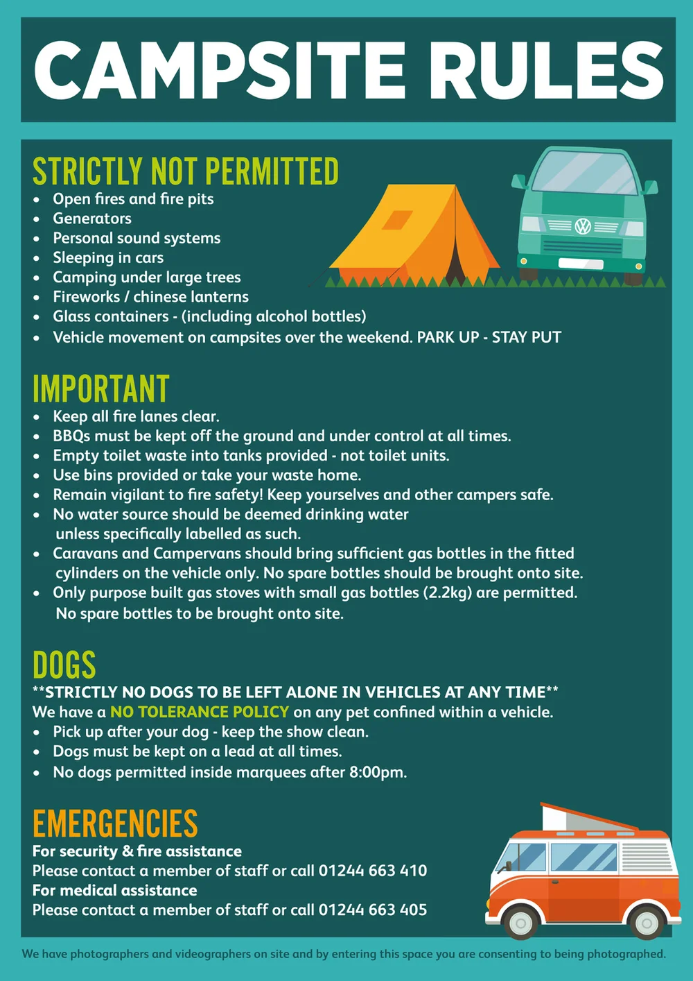 Important Information and FAQs — Camper Calling