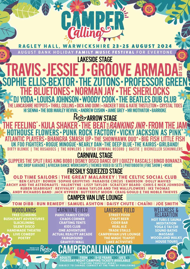 Camper Calling - 23-25 August Bank Holiday 2024