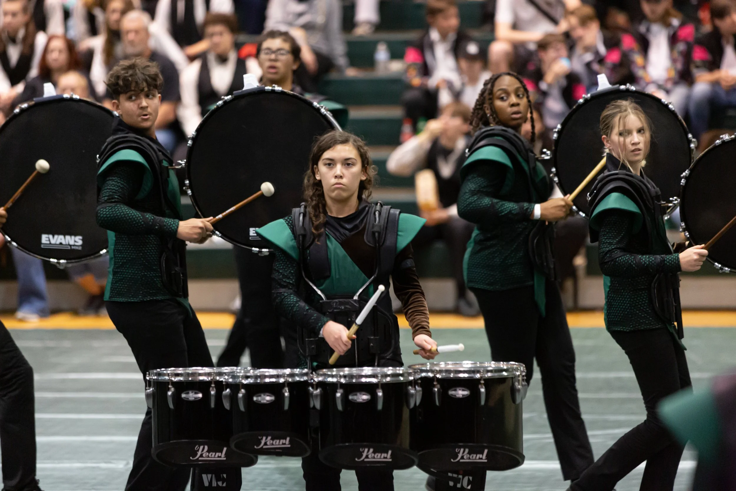 Indoor Drumline — Oakleaf Band