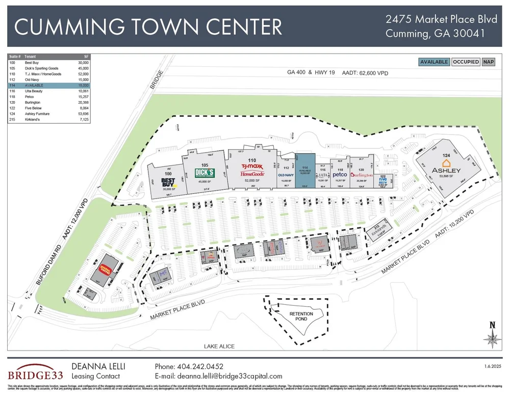 Cumming Town Center — Bridge33