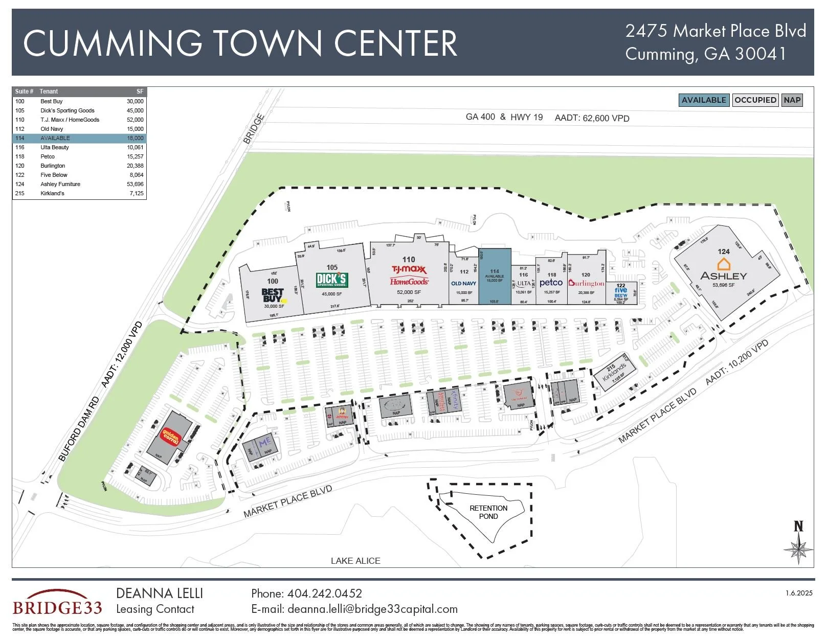 Cumming Town Center — Bridge33