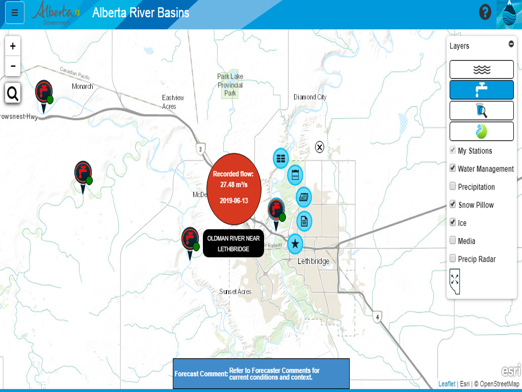 Alberta Rivers online tool and app — Oldman Watershed Council