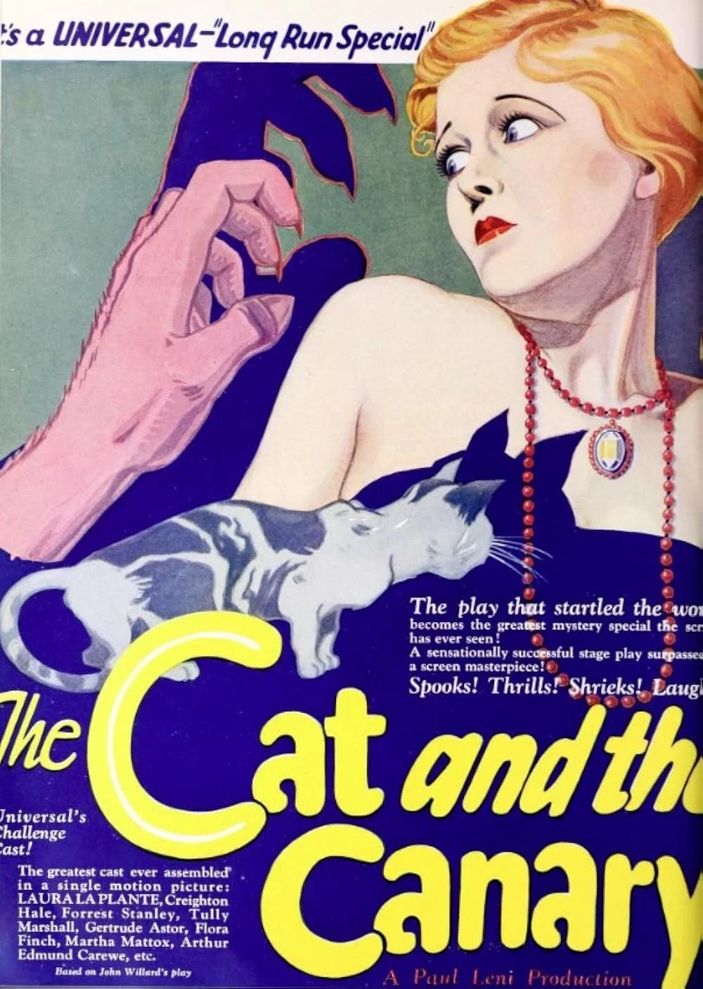 The Cat and the Canary: MUST SEE Universal Horror — ANTONIA CARLOTTA ...