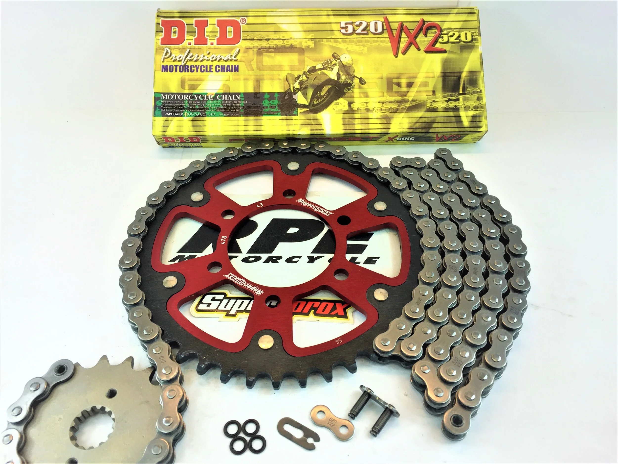 Chain and Sprockets Kit - RPE Motorcycle