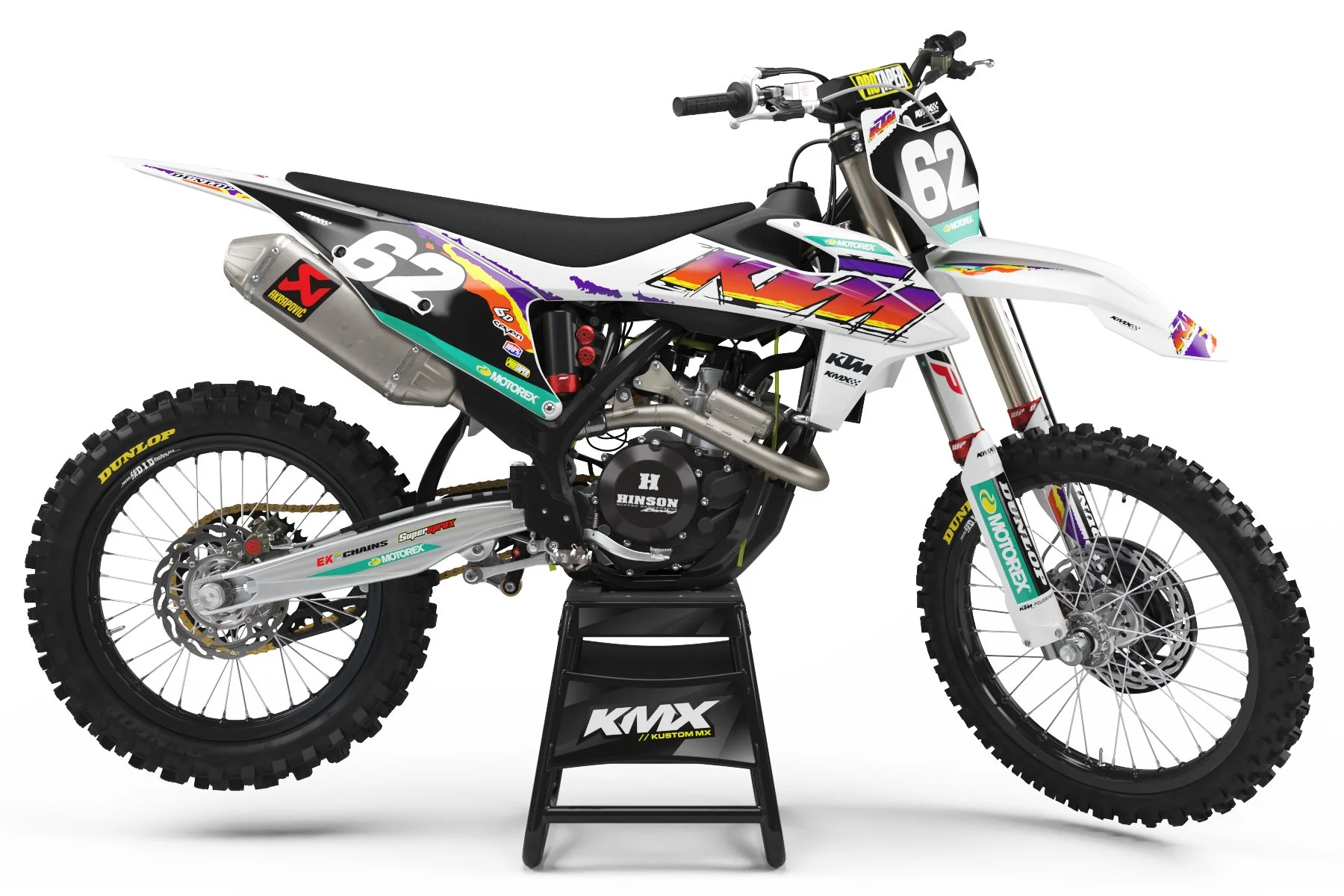 95' RETRO KTM Graphics Kit — KustomMX