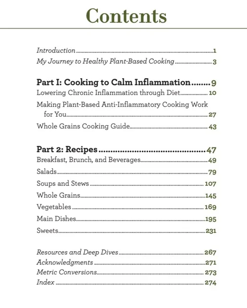 Cookbook Table of Contents — Gracious Vegan