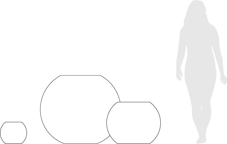 Series 9705 | Large Sphere Planter