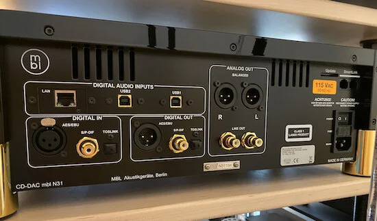 MBL N31 CD/DAC — Audiophilia