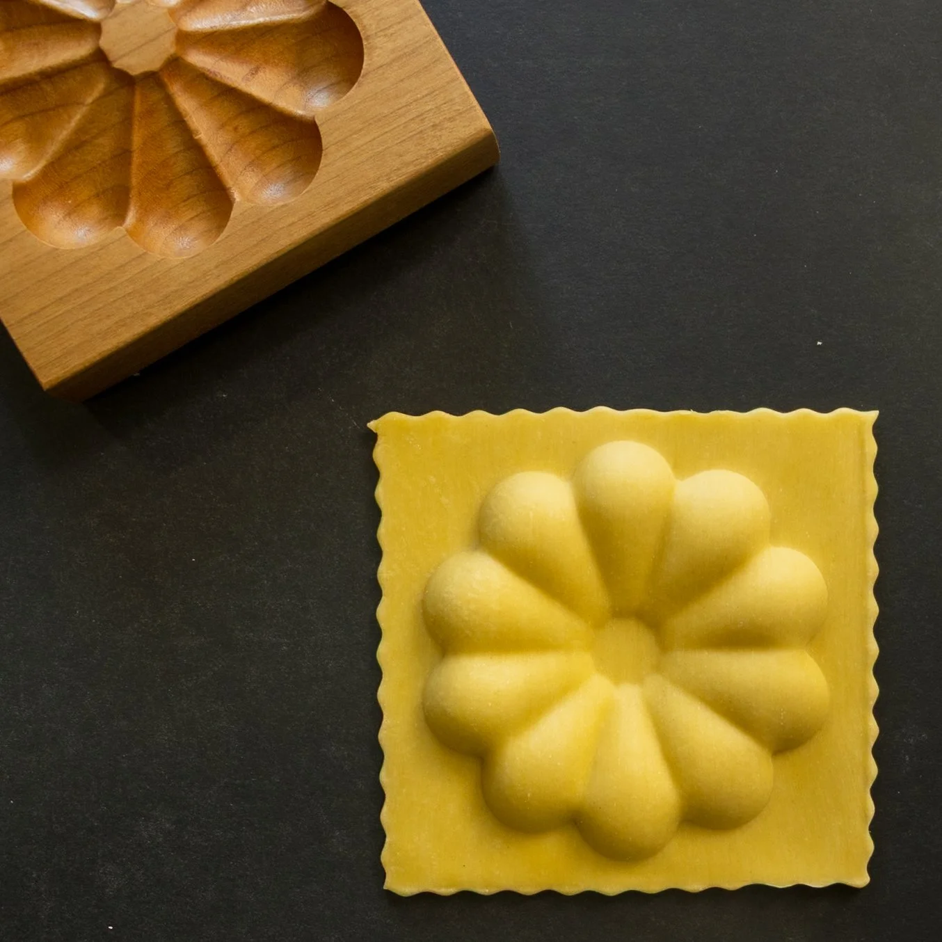 john francis designs — Petal Ravioli Mold – Handcrafted Pasta Tool with ...