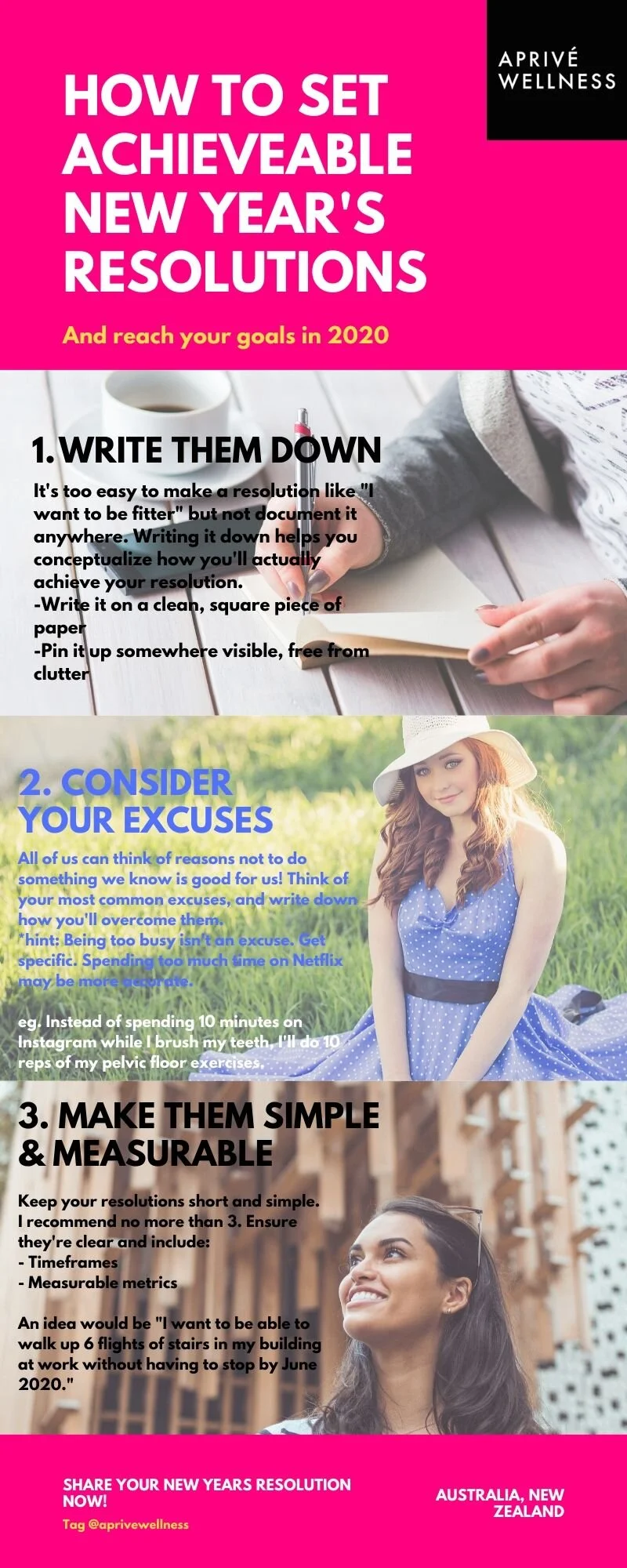 The Best New Year's Resolutions — Aprivé Wellness