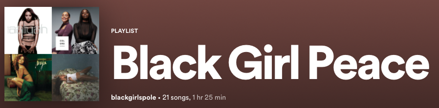 April BGPC Playlist — Black Girls Pole