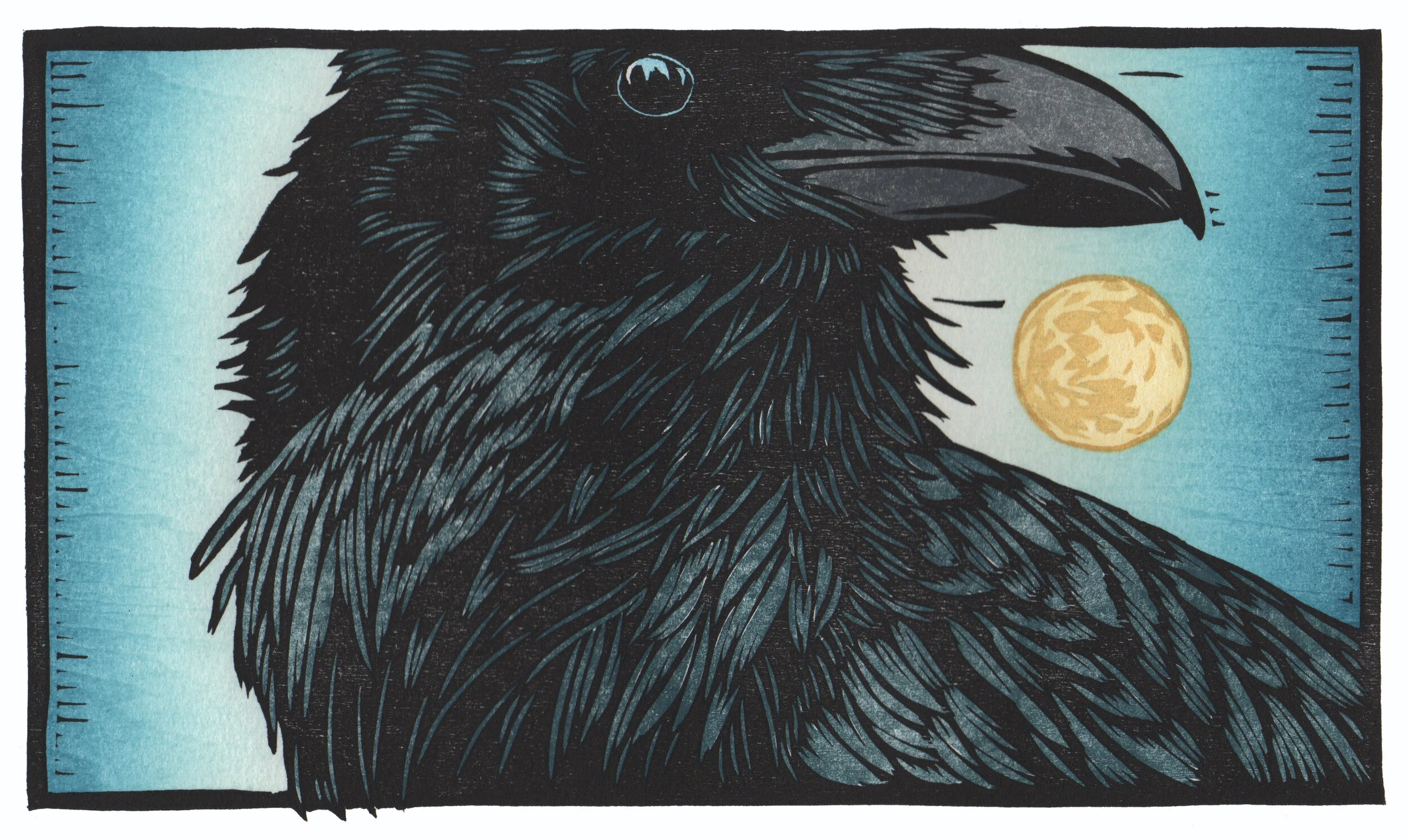 Caribou Lake — Nick Wroblewski Woodcuts