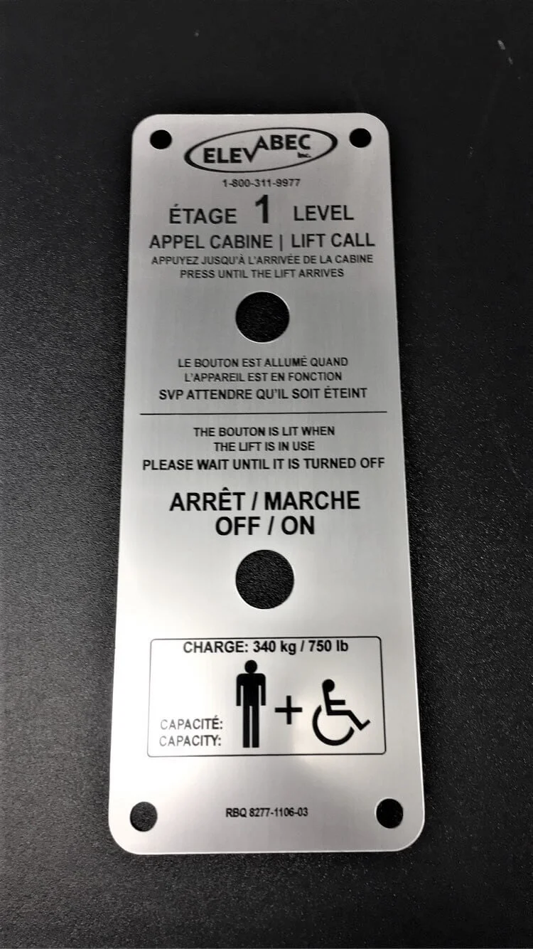 Marquage d'acier inox, aluminium et de métal au laser | Systana Gravure ...