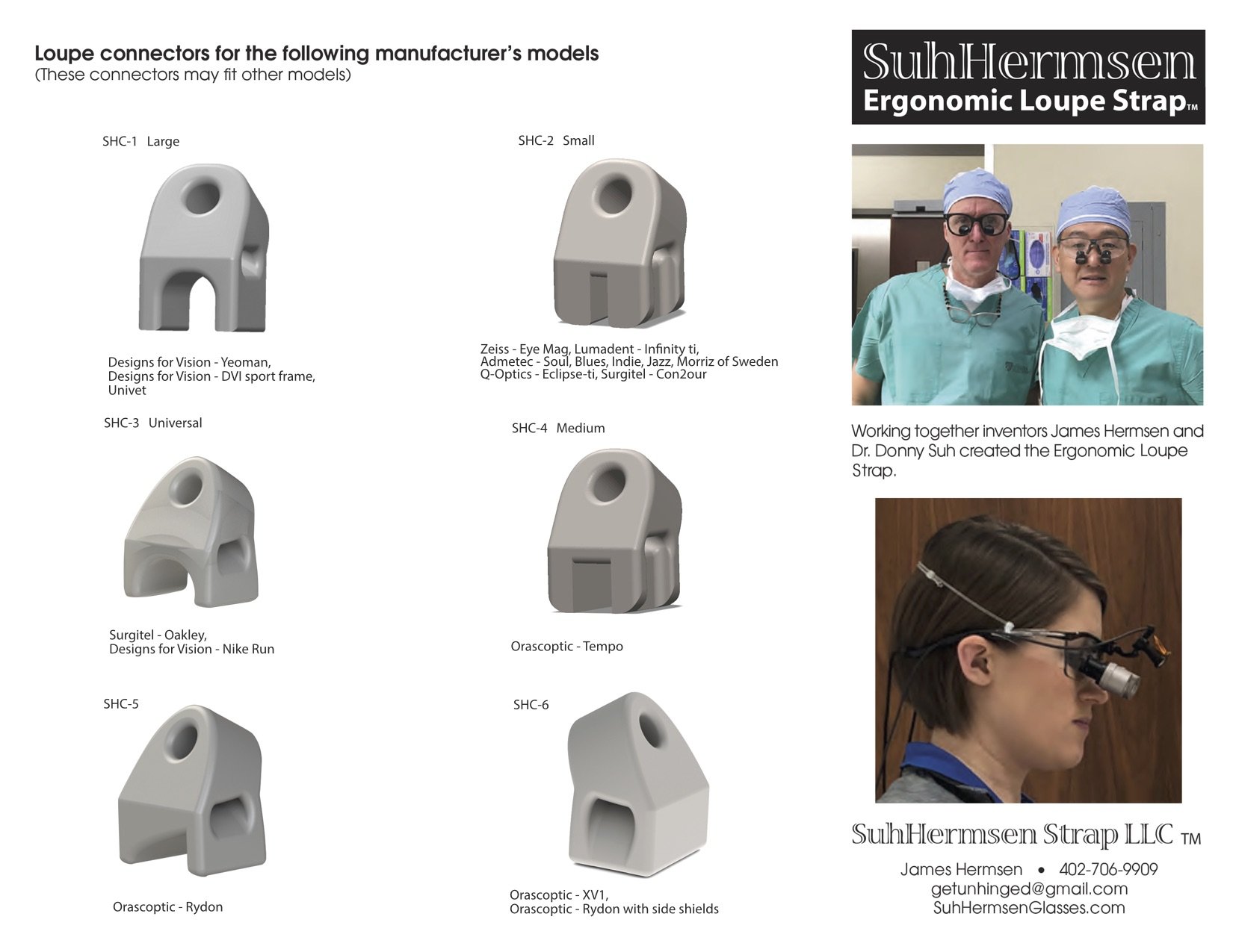 Suh Hermsen Ergonomic Loupe Strap — Suh Hermsen Strap LLC