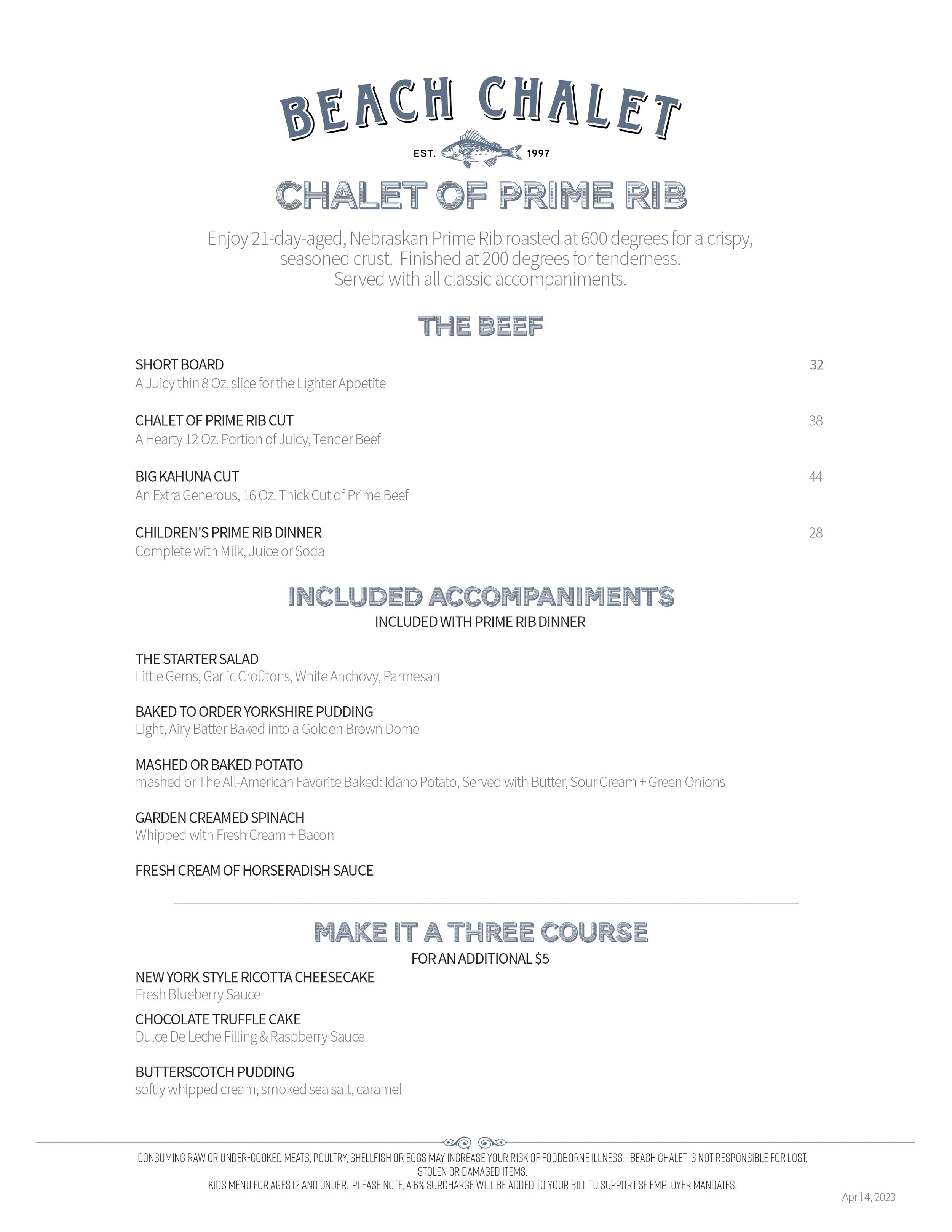 Prime Rib — Beach Chalet San Francisco's Best Ocean View Restaurant and ...
