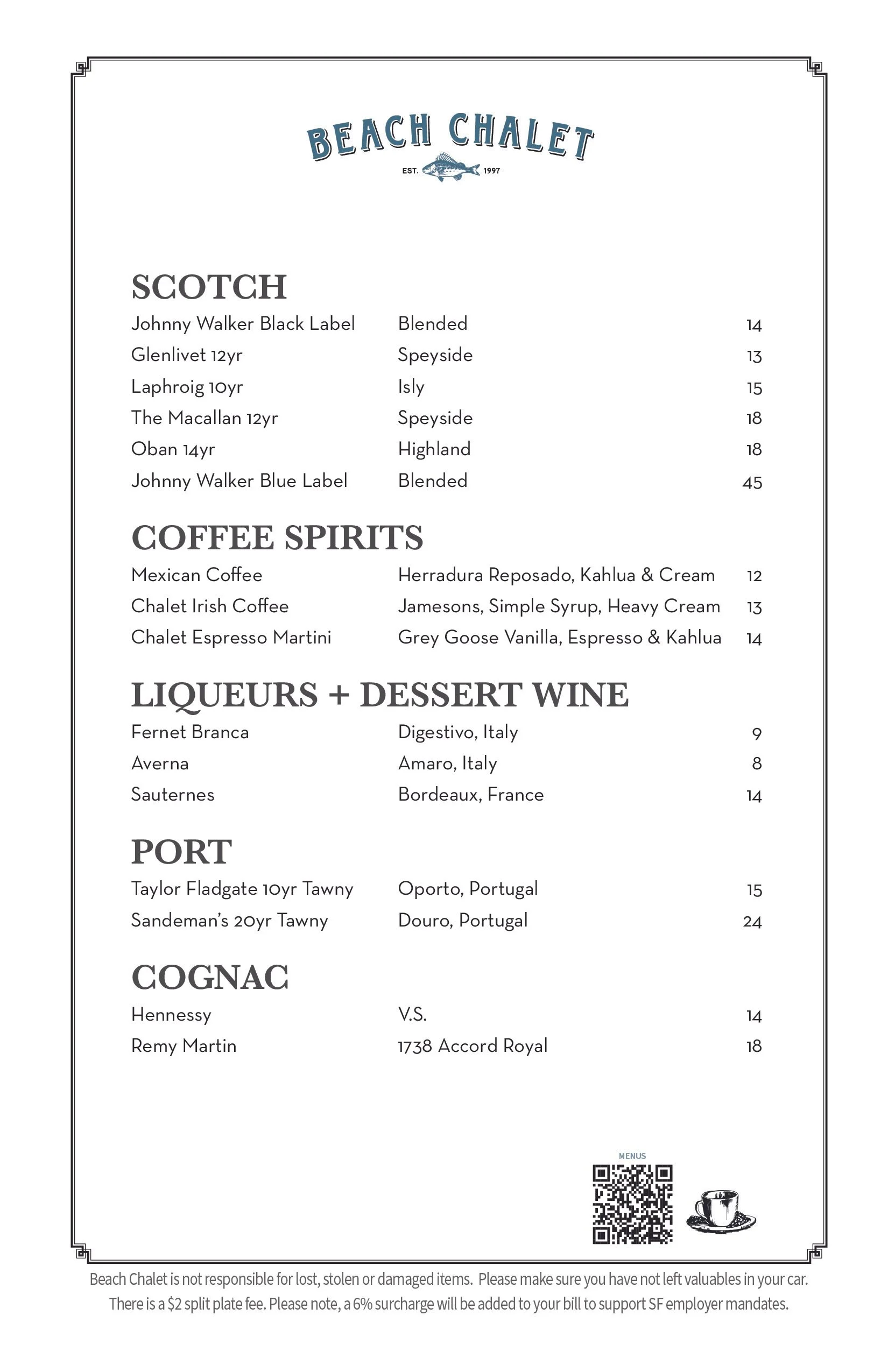 Dessert — Beach Chalet San Francisco's Best Ocean View Restaurant and ...