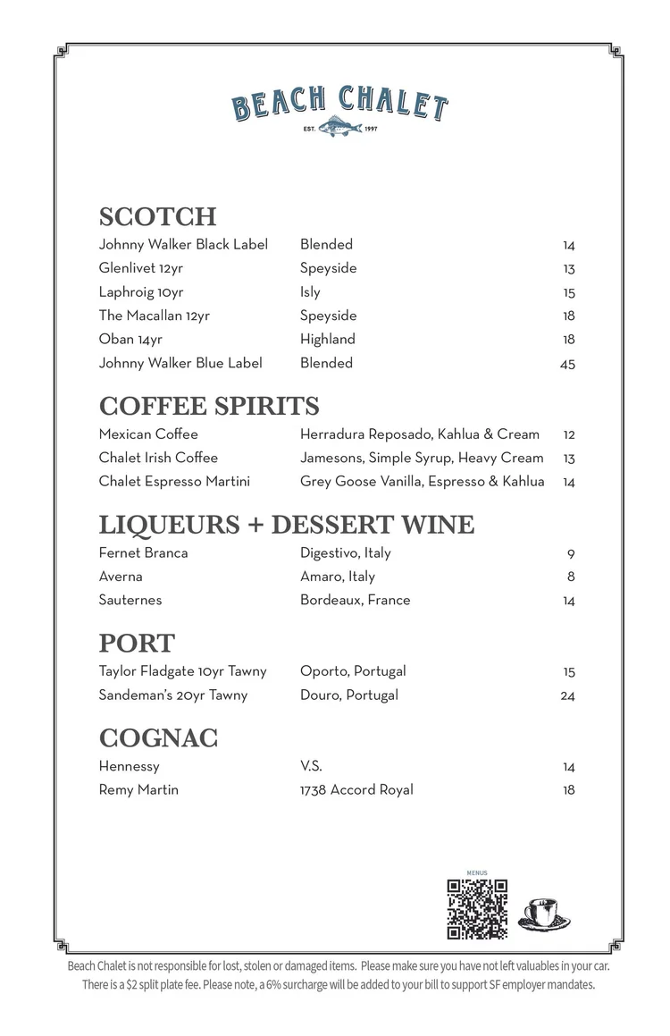 Dessert — Beach Chalet San Francisco's Best Ocean View Restaurant and ...