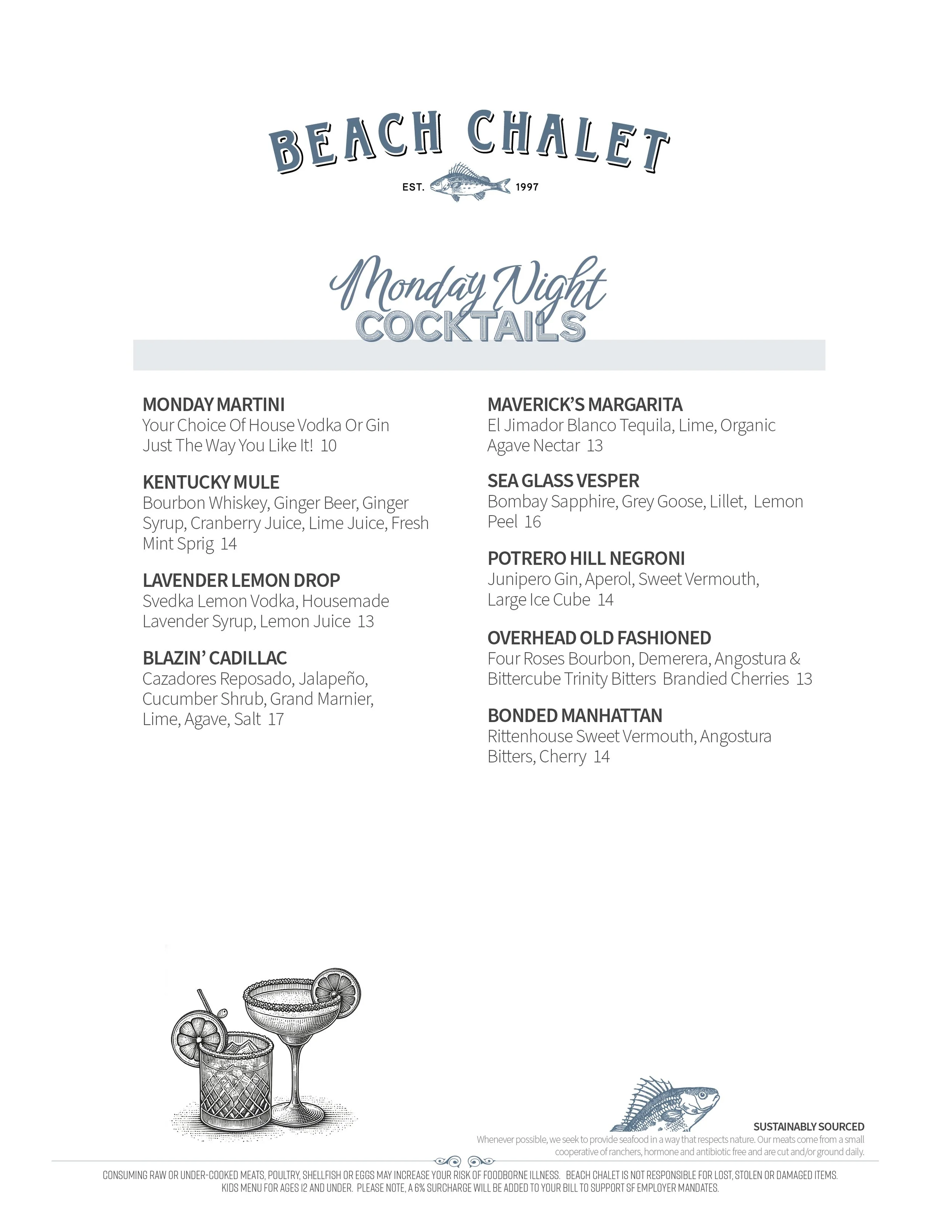 Prime Rib, Martini Specials — Beach Chalet San Francisco's Best Ocean ...
