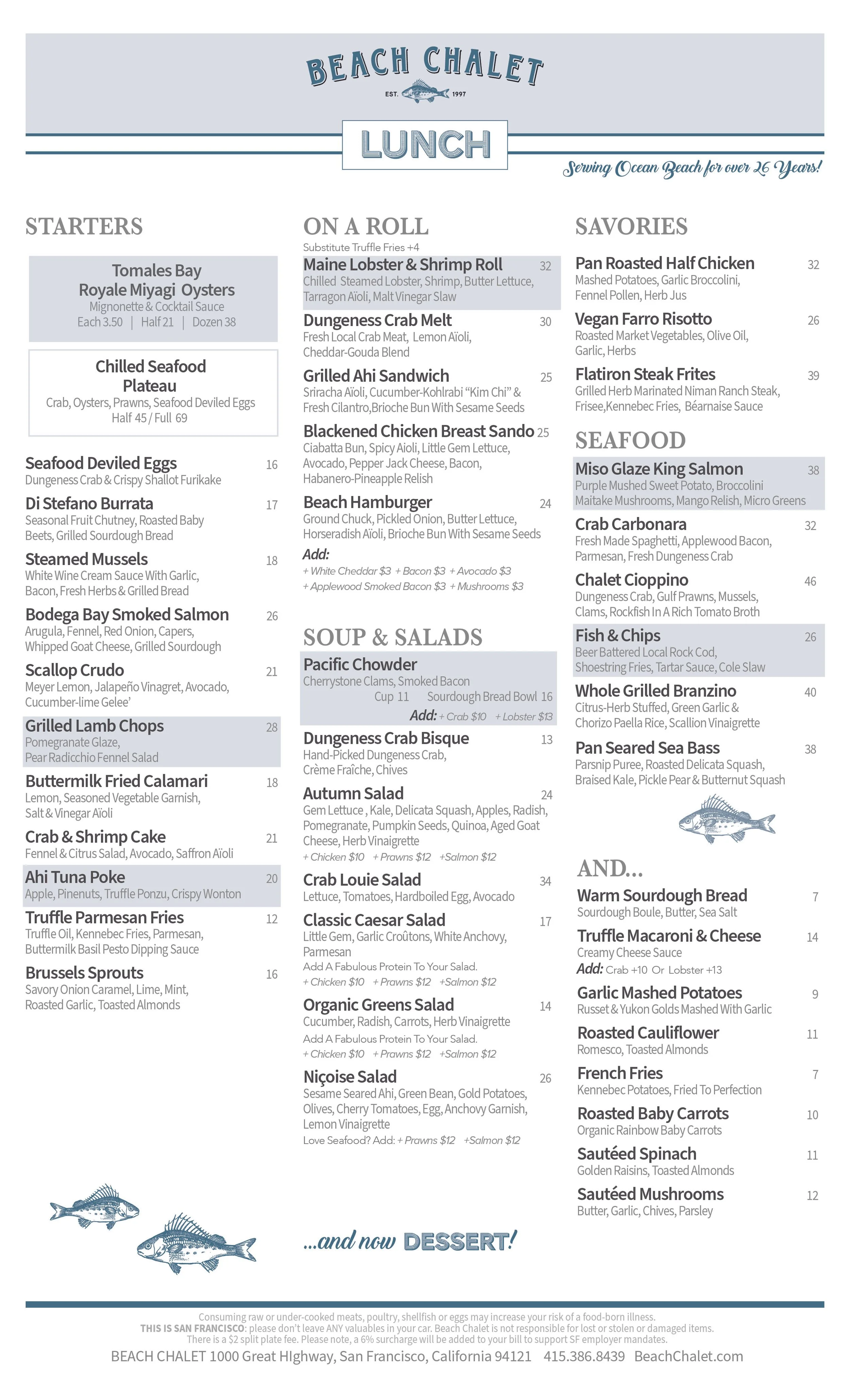 Lunch — Beach Chalet San Francisco's Best Ocean View Restaurant and Brewery