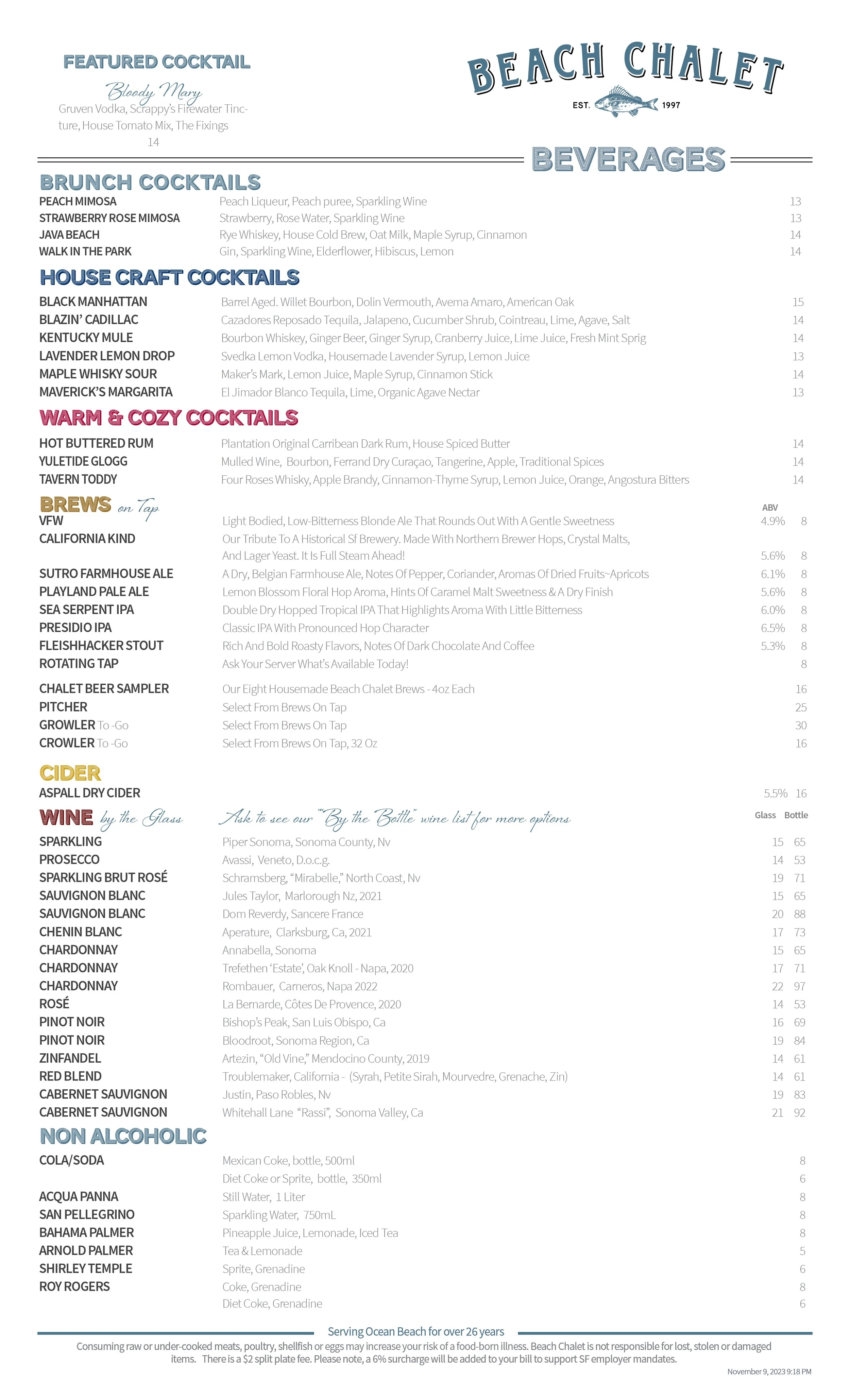 Brunch — Beach Chalet San Francisco's Best Ocean View Restaurant and ...