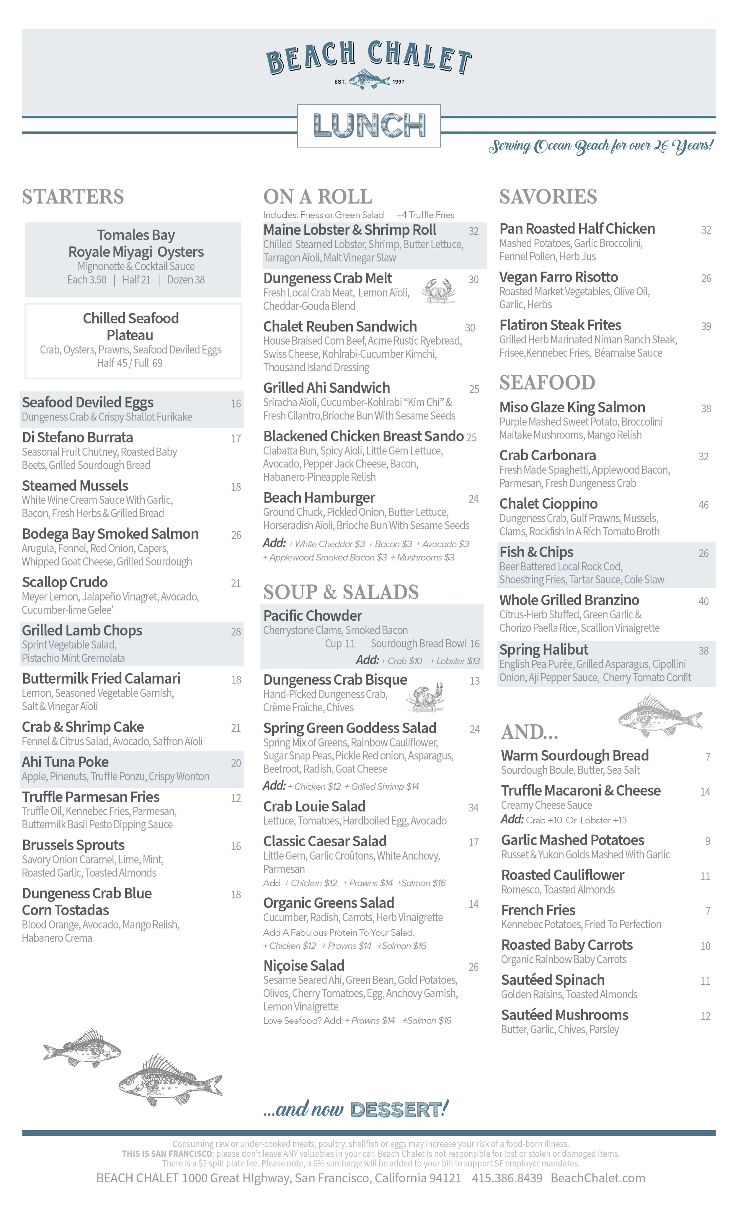 Lunch — Beach Chalet San Francisco's Best Ocean View Restaurant and Brewery