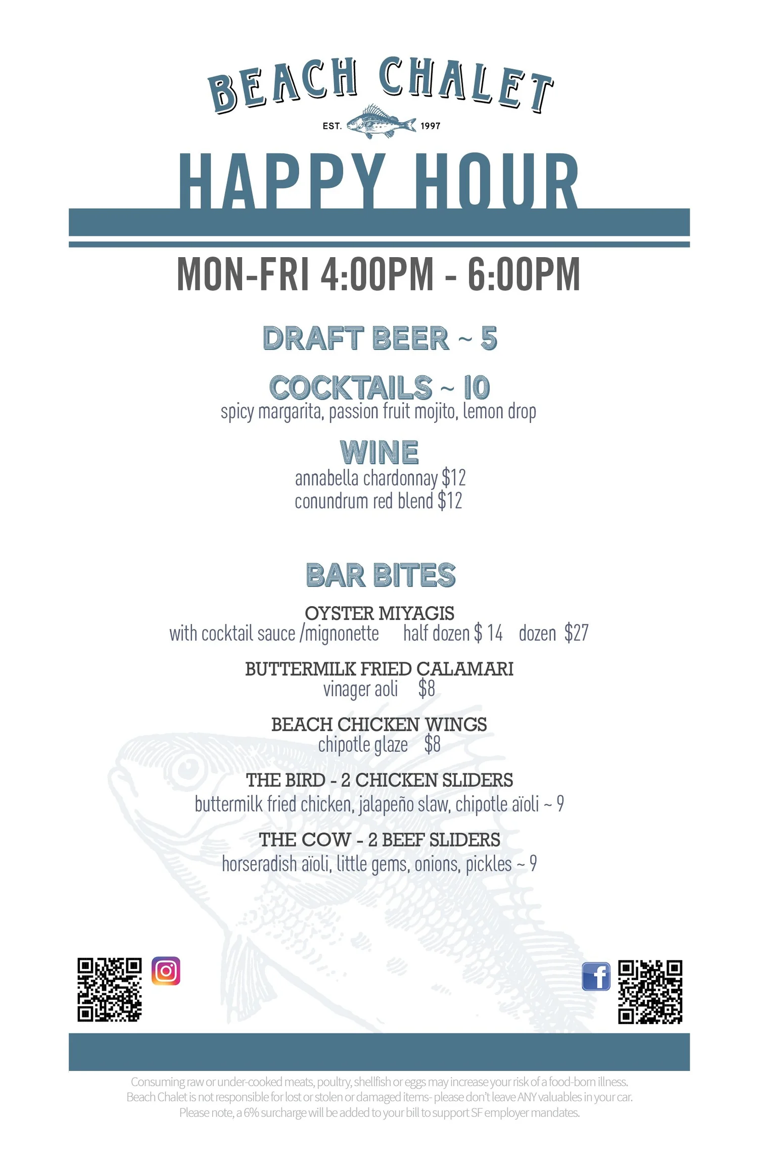 Happy Hour — Beach Chalet San Francisco's Best Ocean View Restaurant ...