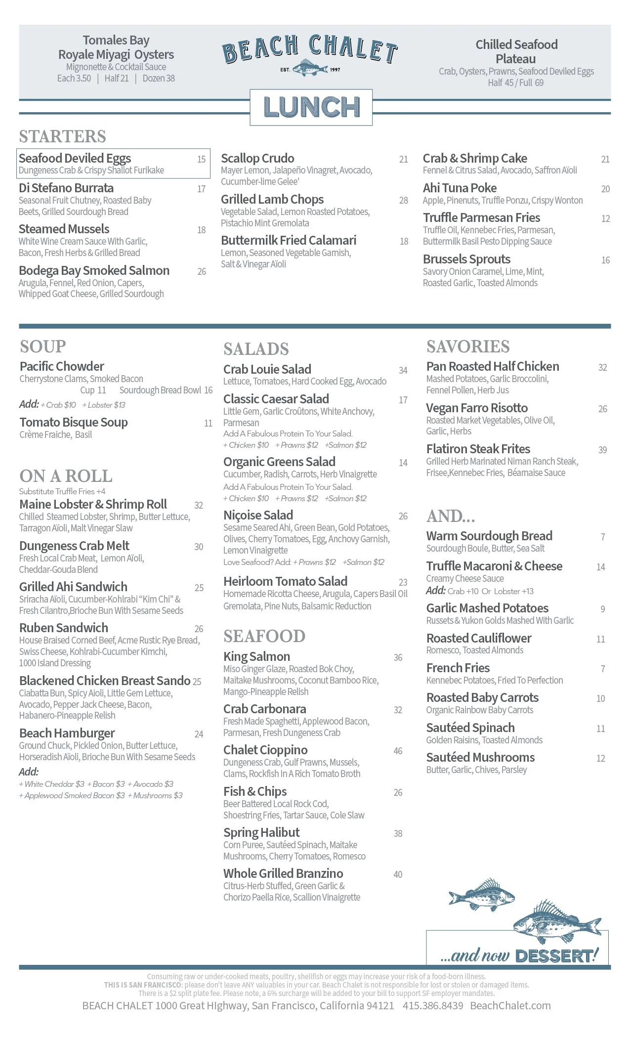 Lunch — Beach Chalet San Francisco's Best Ocean View Restaurant and Brewery