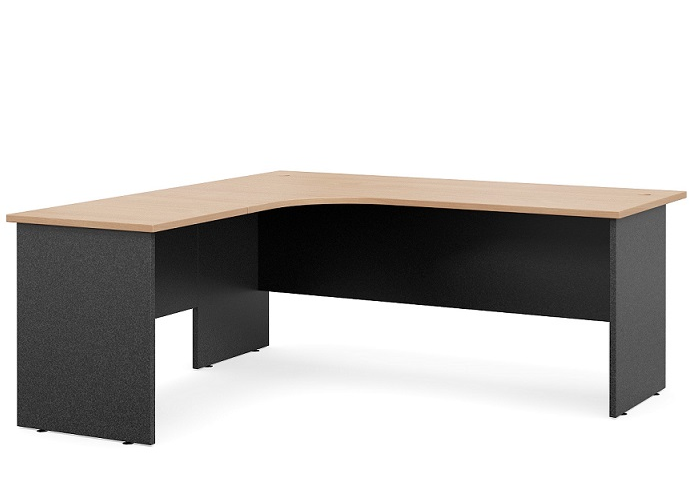 JH Office Furniture | Geelong & Melbourne-Plaza Single Bench Optic Screen