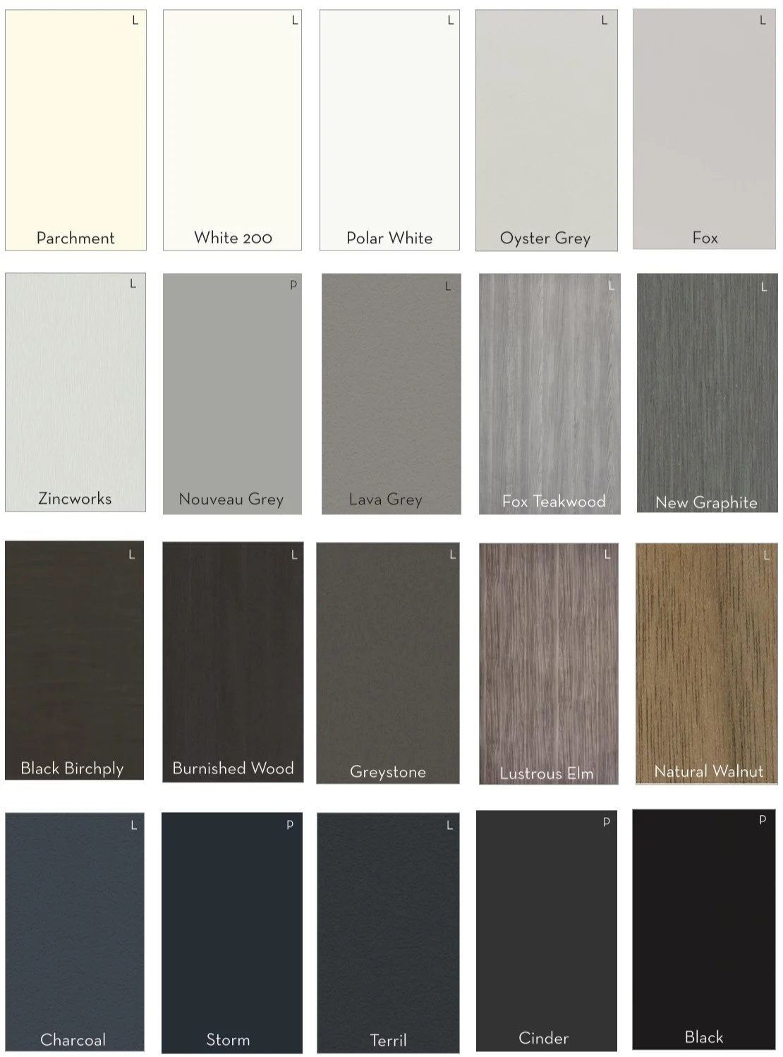 JH Office Furniture | Geelong & Melbourne-Top Standard Colour Range