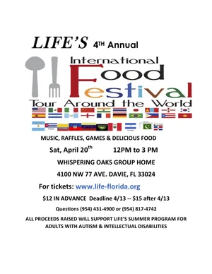 International Dinner Flyer