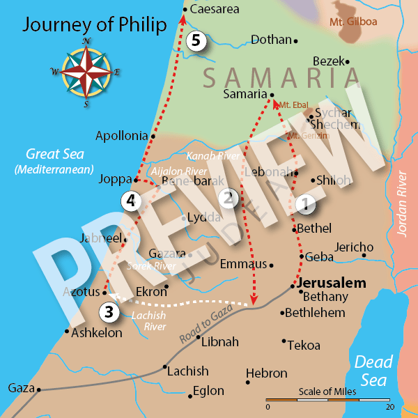 Journey of Philip - Bible Cities