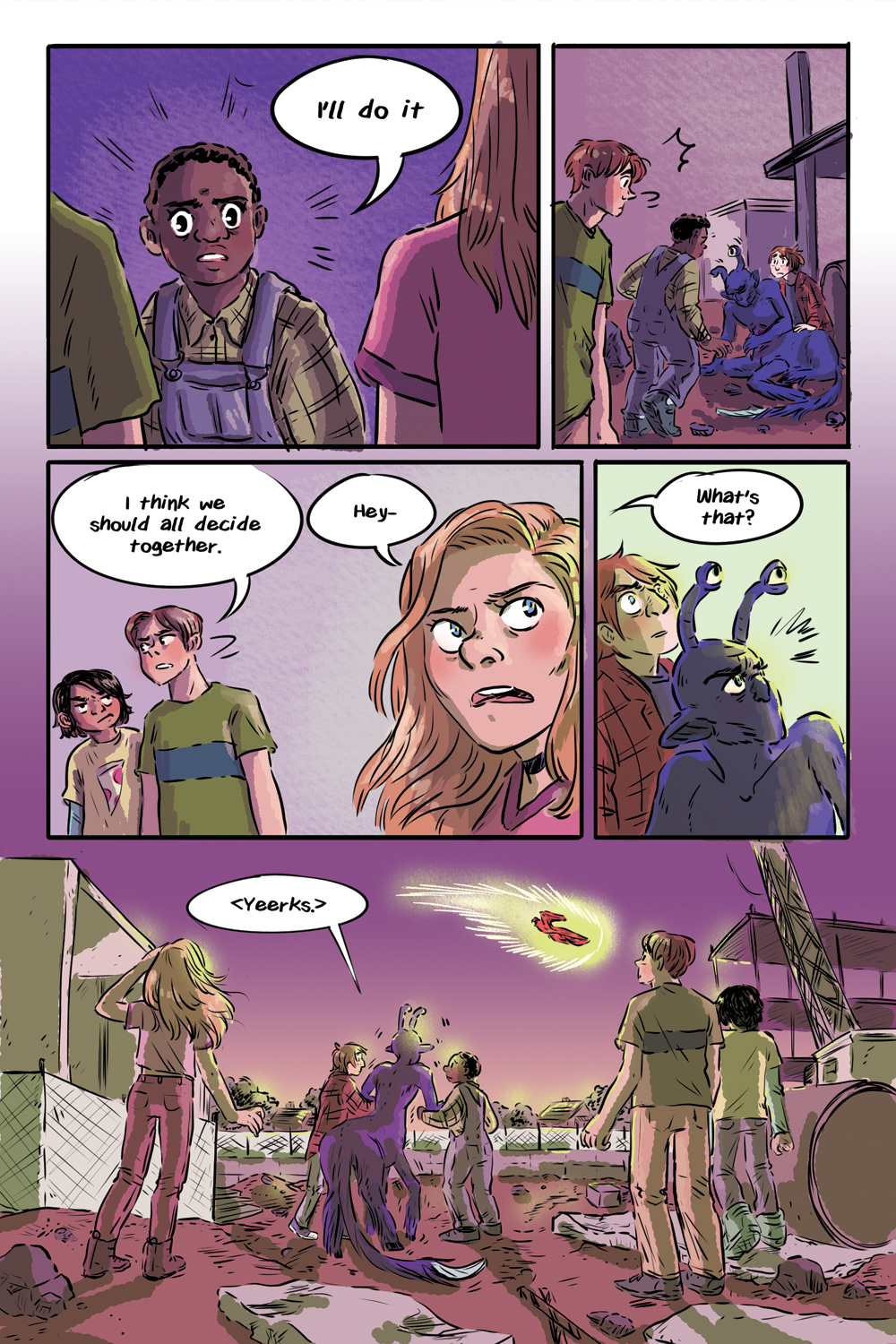 Animorphs test pages — Megan Brennan: comics & illustration