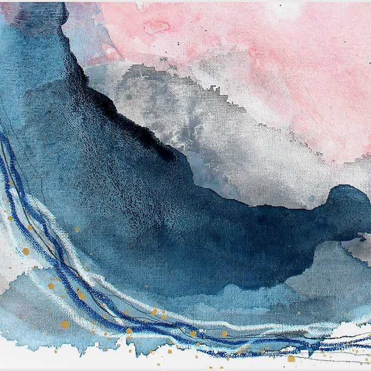 Abstract Ocean Painting