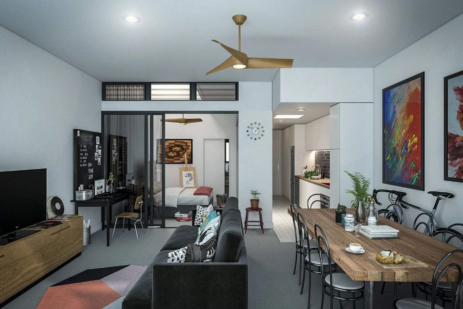 Affordable shop top housing renovation | Northern NSW