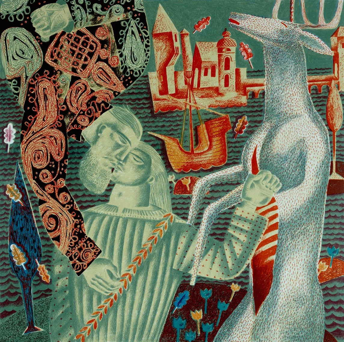 CLIVE HICKS-JENKINS AT PENFOLD PRESS — Clive Hicks-Jenkins