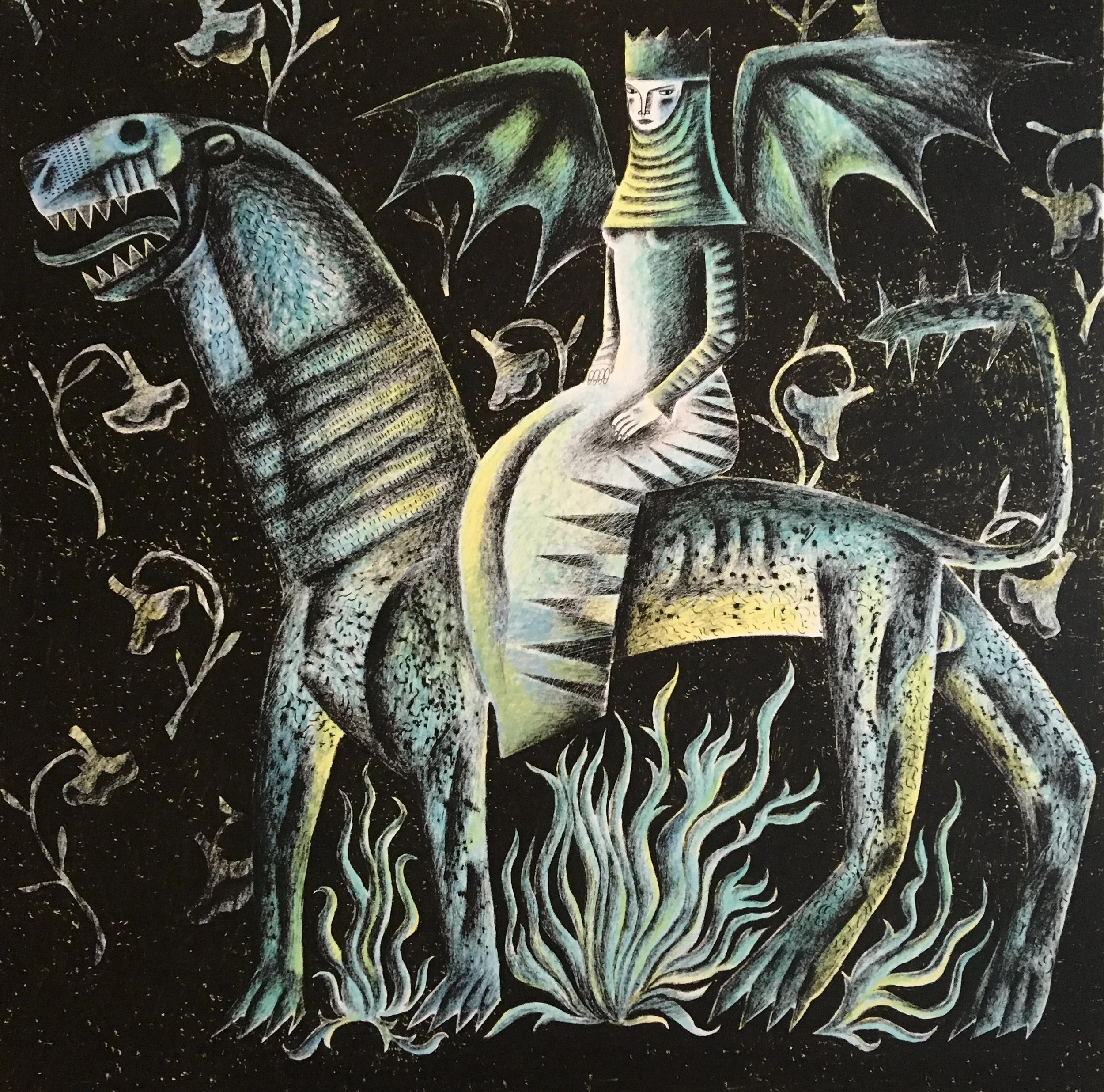 CLIVE HICKS-JENKINS AT PENFOLD PRESS — Clive Hicks-Jenkins