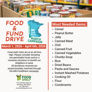 Donate To The Red Wing Area Food Shelf — Red Wing Area Food Shelf