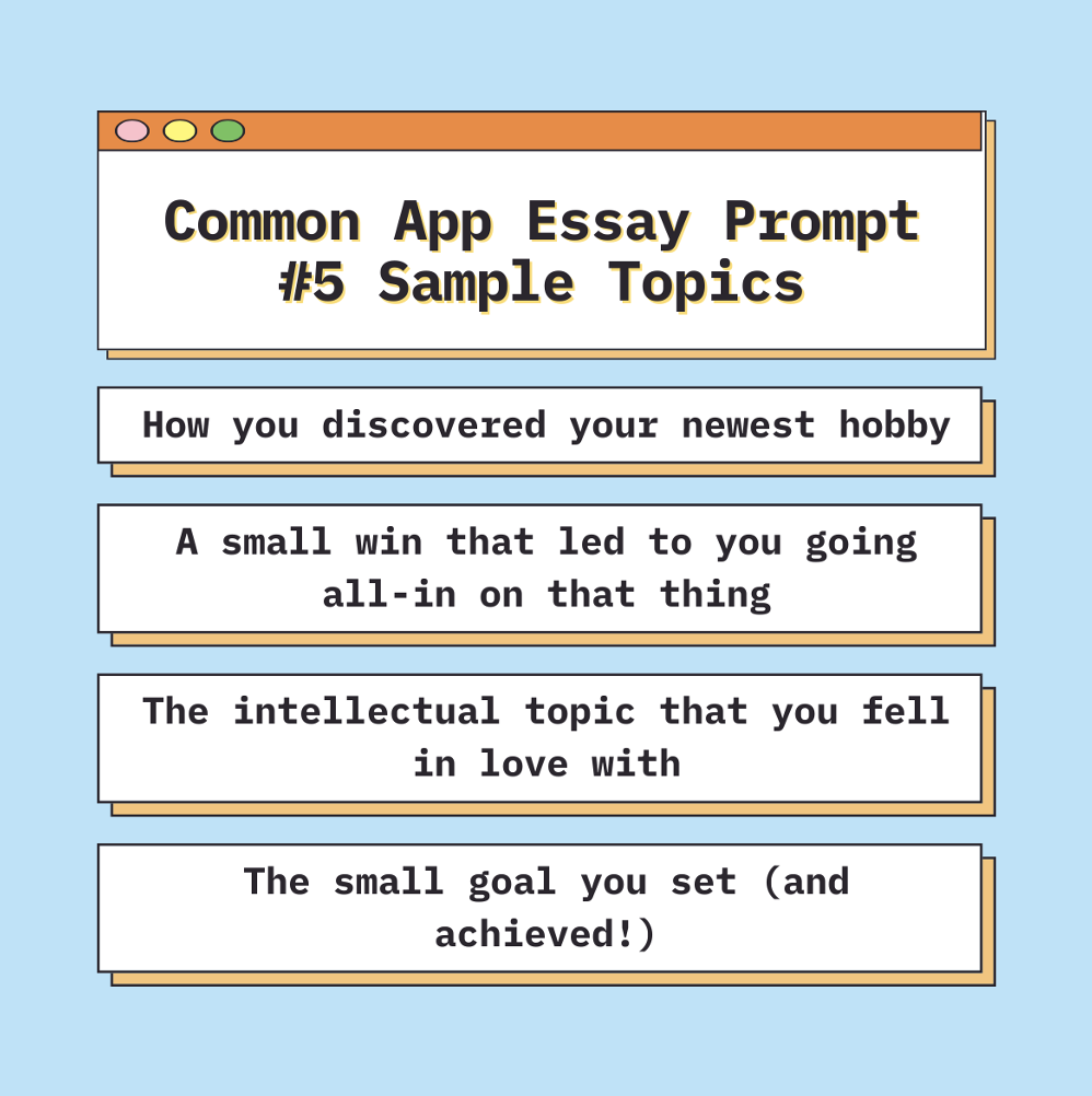 How to Write Common App Essay Prompt 5: Example and Guide 2025-2026 — TKG