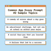 Common App Essay Prompt 2 Example and Guide 2024-2025 — TKG