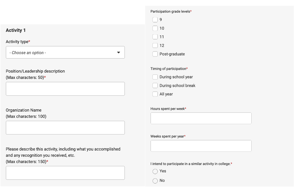 How to Write the Activities Section of the Common App — TKG