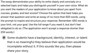 Common App Essay Prompt 1 Example and Guide 2024-2025 — TKG
